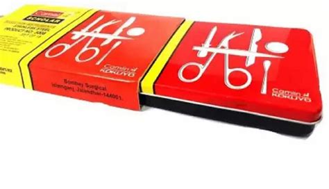 Camlin Scholar Dissection Instruments Stainless Steel Geometry Box