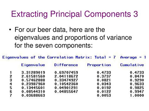Ppt Principal Components Analysis With Sas Powerpoint Presentation