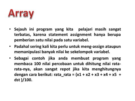 Assignment Statement