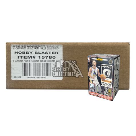 2023 24 Panini Donruss Optic Basketball Hobby Blaster 20 Box Case Steel City Collectibles