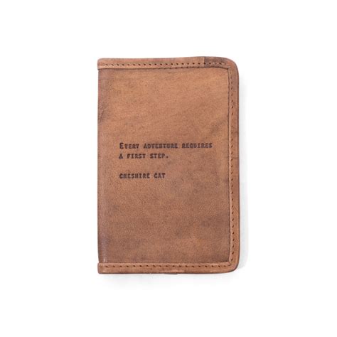 Cheshire Cat Leather Passport Cover Hands Gallery