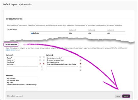 Add Blackboard App Module