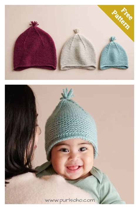 Garter Ear Flap Hat Free Knitting Pattern Ear Flap Hats Christmas