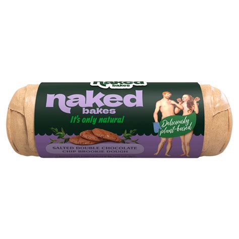 Naked Bakes Vegan Peanut Butter Salted Double Choc Chip Cookie Dough