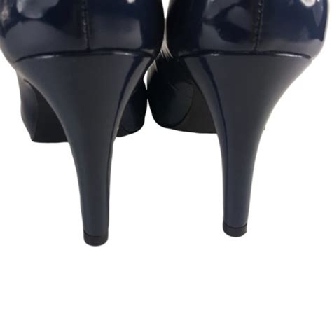 Calvin Klein Shoes New Calvin Klein Kady Navy Peep Pump Stiletto Heel Poshmark