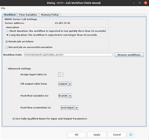 Call Workflow Error Knime Analytics Platform Knime Community Forum