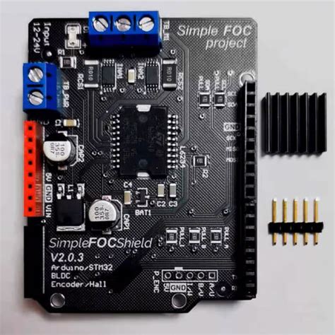 New Simplefoc Shield V204 Foc Bldc Motor Controller Board For Arduino