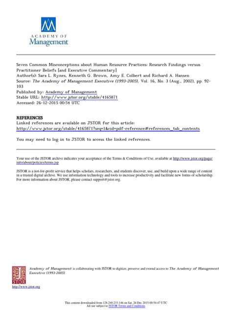 7 Misconceptions About Hr Practices 1023074165871 Pdf Intelligence Intelligence Quotient