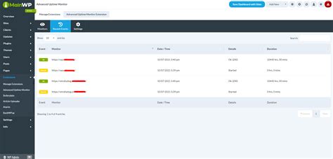 Mainwp Advanced Uptime Monitor Extension Mainwp Wordpress Management