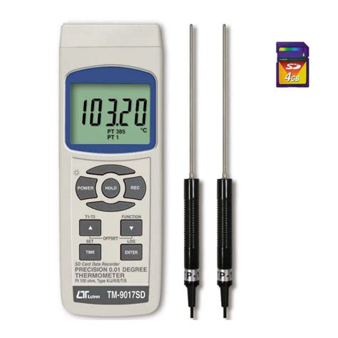 Lutron Tm 9017sd Precision Thermometer With Datalogger Ecefast