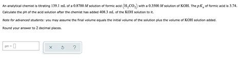 Solved An Analytical Chemist Is Titrating Of A Solution Of