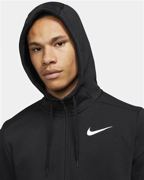 Nike Dry Mens Dri Fit Hooded Fitness Full Zip Hoodie Nike Uk