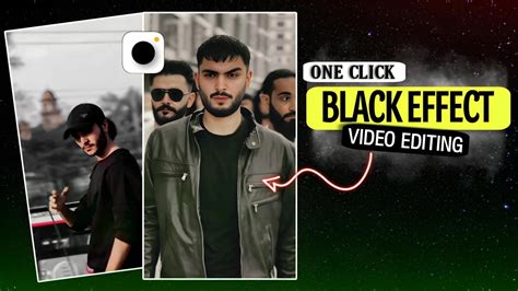 Black Video Editing in 1 Click Like Famous Tiktokers | One Click Black Video Editing 2025 - YouTube