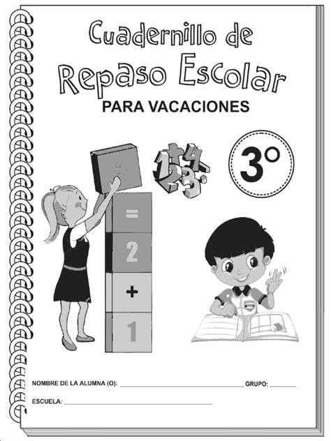 Actividades De Repaso Escolar Para Niños Pdf