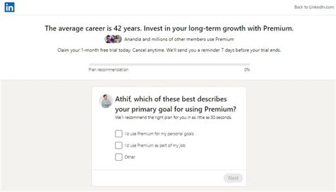 uji coba linkedin premium gratis panduan mendaftar dan membatalkan