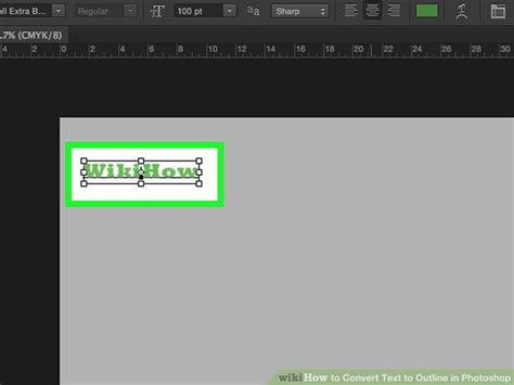 How To Convert Text To Outline In Photoshop 10 Steps