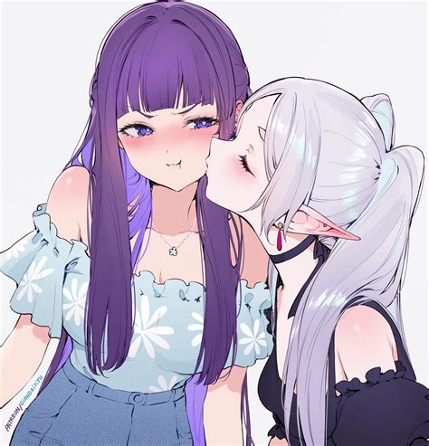 Frieren And Fern Sousou No Frieren Drawn By Qiandaiyiyu Danbooru