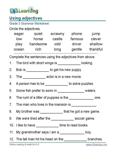 8th Grade Grammar Workbook Pdf