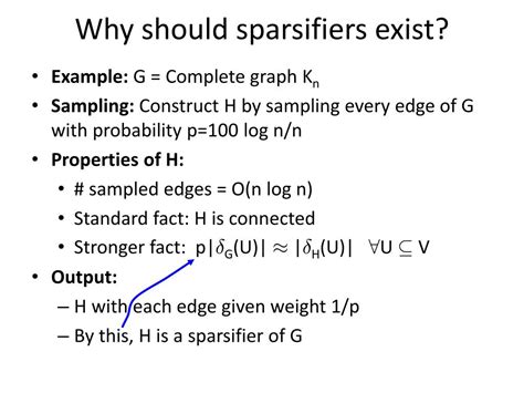Ppt Graph Sparsifiers By Edge Connectivity And Random Spanning Trees