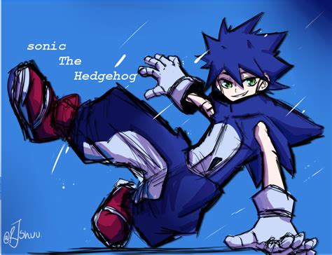 Sonic The Hedgehog As A Human