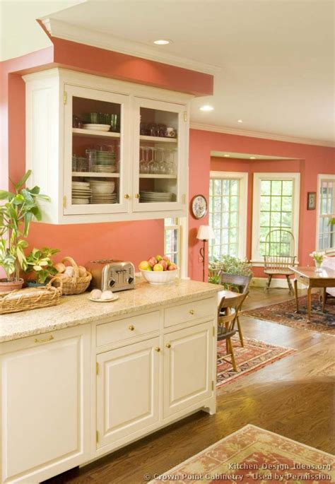 Peach Colored Kitchen Cabinets Juameno