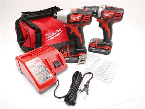 Milwaukee 2691 22 18v Cordless 2 Tool Combo Set Drillimpact Driver