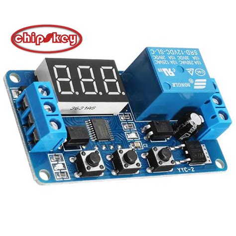 12V 1 ChannelsDelay Relay Trigger Delay On And Off Time Cycle Timer Switch Board CKX4063 US