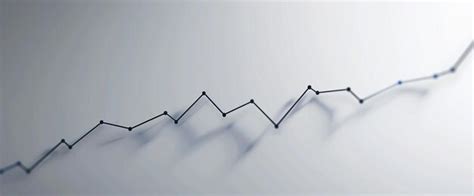 Premium Photo An Upward Trajectory Graph Designed With A Green Line On A Soft White Background