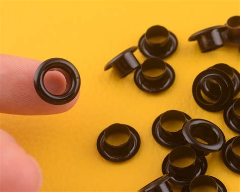 Black Eyelets Grommets 65mm Round Grommet Eyelets For Sewing Etsy