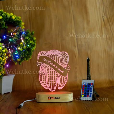 Customized Dentist Teeth Frame With Name