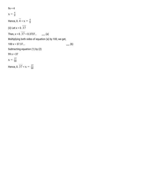 Rd Sharma Solutions Class 9 Chapter 1 Number System Exercise 13