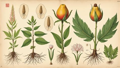 Free Botanical Growth Stages Image Botanical Illustration Vintage Download At Stockcake