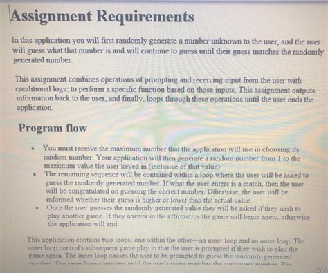 Solved Assignment Requirements In This Application You Will
