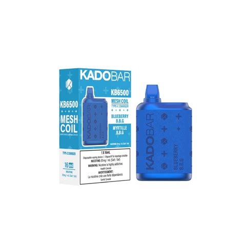 Kadobar 6500 Blueberry Bbg Disposable Vape Best Vapes Vc