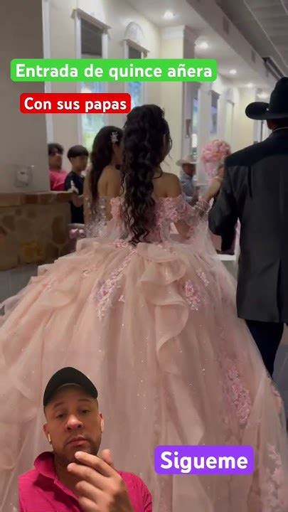 Quince Añera Con Sus Papas Quincenera Mexico Usa Fiestamexicana