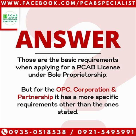 Pcab License Documentation Specialist