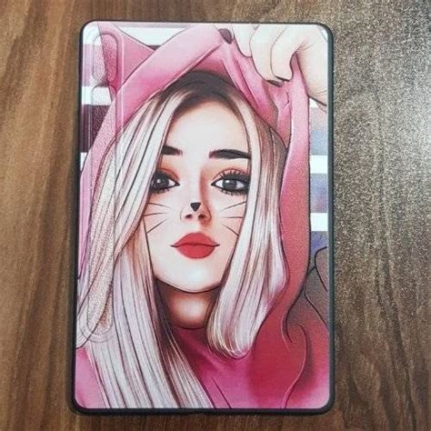 خرید و قیمت قاب طرح دار تبلت سامسونگ Tab S7 S8 S9 طرح دخترانه ترب