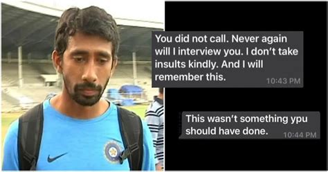 Wriddhiman Saha Shares Worrying Chat With ‘respected Journalist After