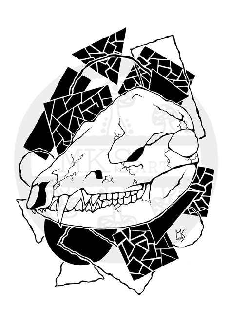 Ink Possum Skull Possum Skull Ink Art Art