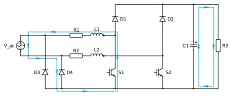 Plecs 应用范例5：无桥升压pfc变换器（bridgeless Boost Pfc Converter） 知乎