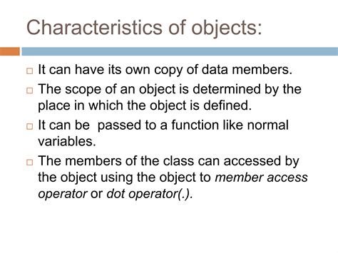 Class And Objects Pptx