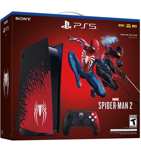 Sony Playstation 5 Ps5 Blu Ray Edition Marvel Spider Man 2 Console