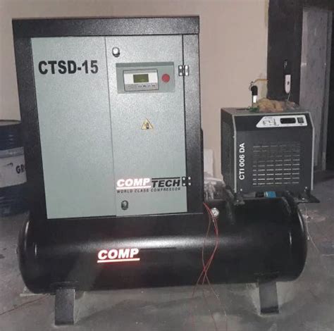 10 HP Tank Mounted Direct Driven Screw Air Compressor At Rs 100000
