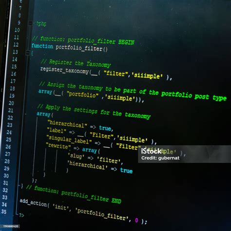 Modern Web Development Background Abstract Pieces Of Php Code Of Sale