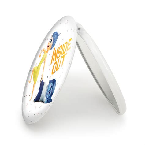 قیمت و خرید آینه جیبی خندالو طرح شخصیت غم و شادی انیمیشن اینساید اوت Inside Out مدل تاشو کد 3563