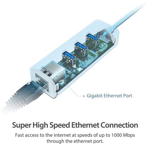 Tp Link Ue330 Usb 3 0 3 Port Hub And Gigabit Ethernet Adapter High Spee