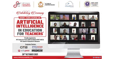 Mit Centre For Future Skills Excellence Concludes The 5 Week Short Term Course On Artificial