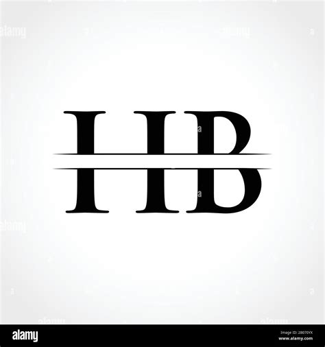B H Initial Logo Black And White Stock Photos Images Alamy