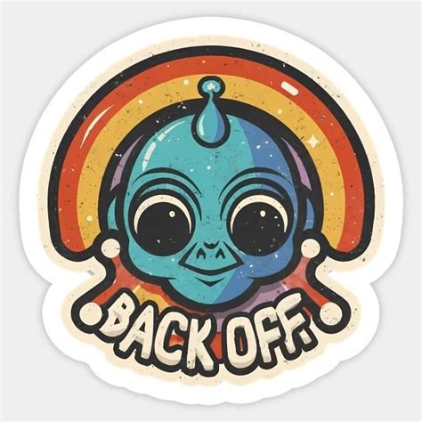 Space Boundaries The Assertive Alien Alien Sticker Teepublic