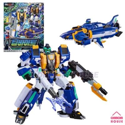 Metal Cardbot S Deep Bite Shark Submarine Transformer Robot Toy 2025 Ebay